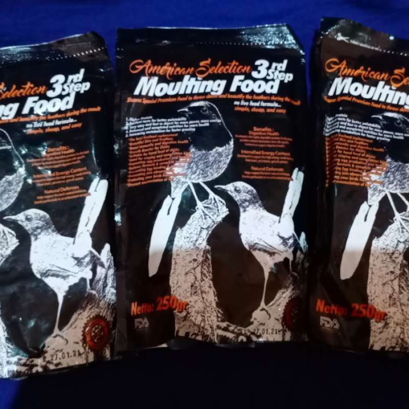 Promo Voer Untuk Burung Mabung Ams American Selection Moulting Food 3rd ...