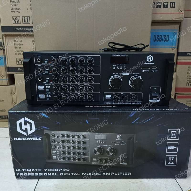 Jual Power Amplifier / Ampli Karaoke Hardwell Ultimate 7000 Pro ...