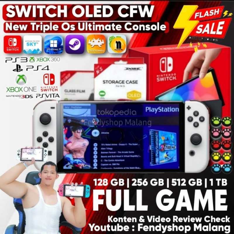 Jual Nintendo Switch Oled Cfw - New Triple Os Ultimate Console - 128gb Di Seller Zenin ...