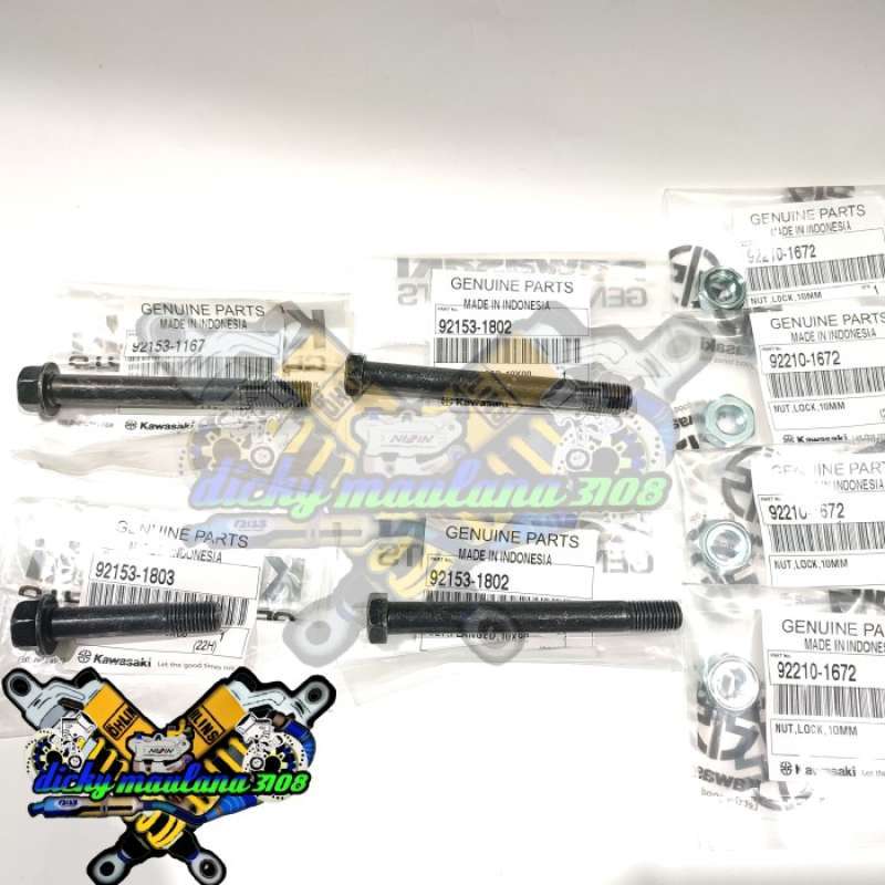 Promo Baut Mur Unitrack Monoshock Set Ninja 150 R Ss Kiss R Old ...