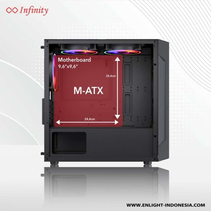 Jual Casing Infinity Twins V2 - Matx Gaming Case Di Seller Sweet Shop ...