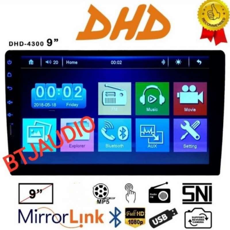 Promo Head Unit Tape Mobil Double Din Deckless Dhd Layar 9 Inch Dan 10 ...
