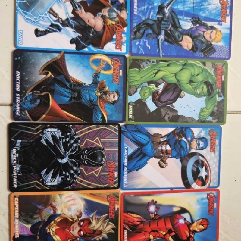 Jual Kartu Avengers Marvel Timezone Card Timezone Seri 1 - 8 Ironman Dll Per 1 Pcs Mesin Koin ...