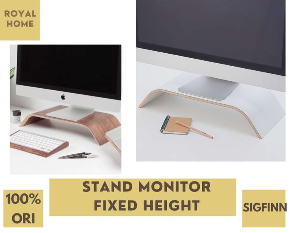 Promo 100% Produk Ori Stand Monitor Fixed Height Meja Layar Komputer ...