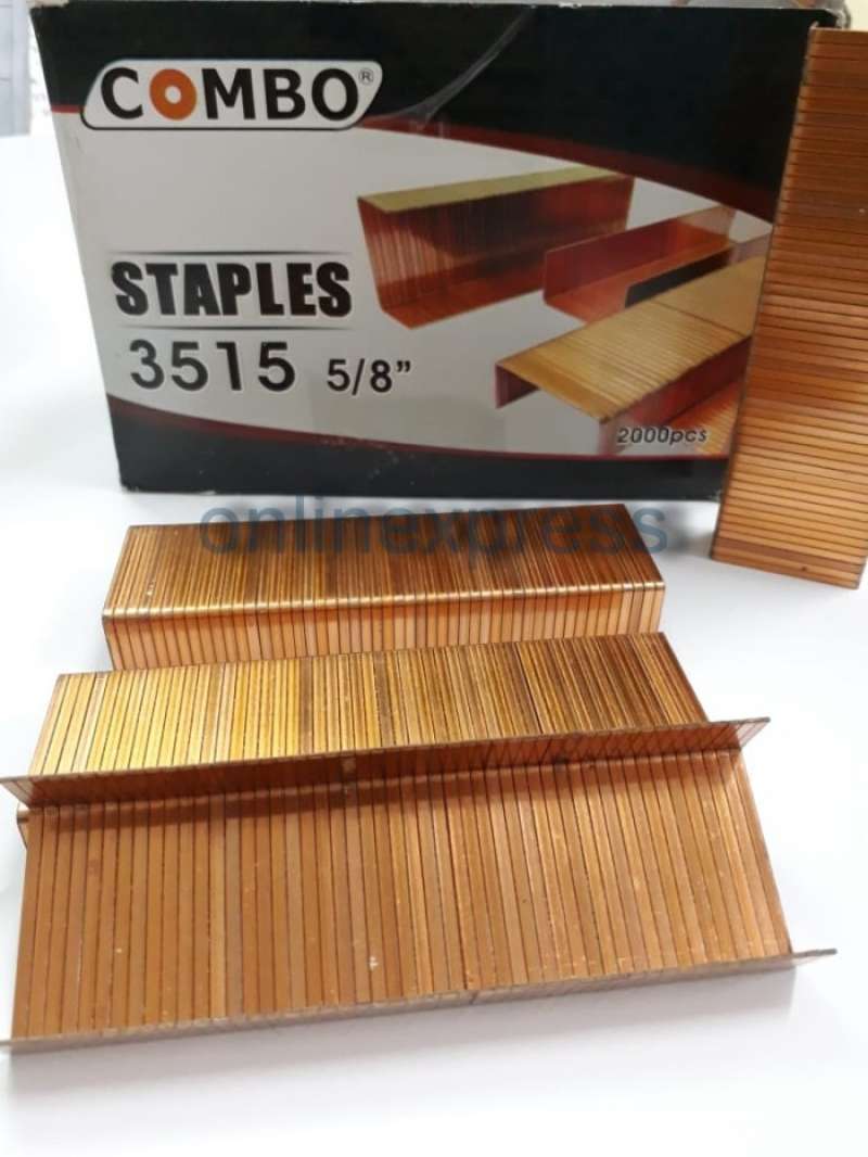Jual Isi Staples Karton / Isi Staples Kardus 3515 (5/8) Combo Di Seller ...