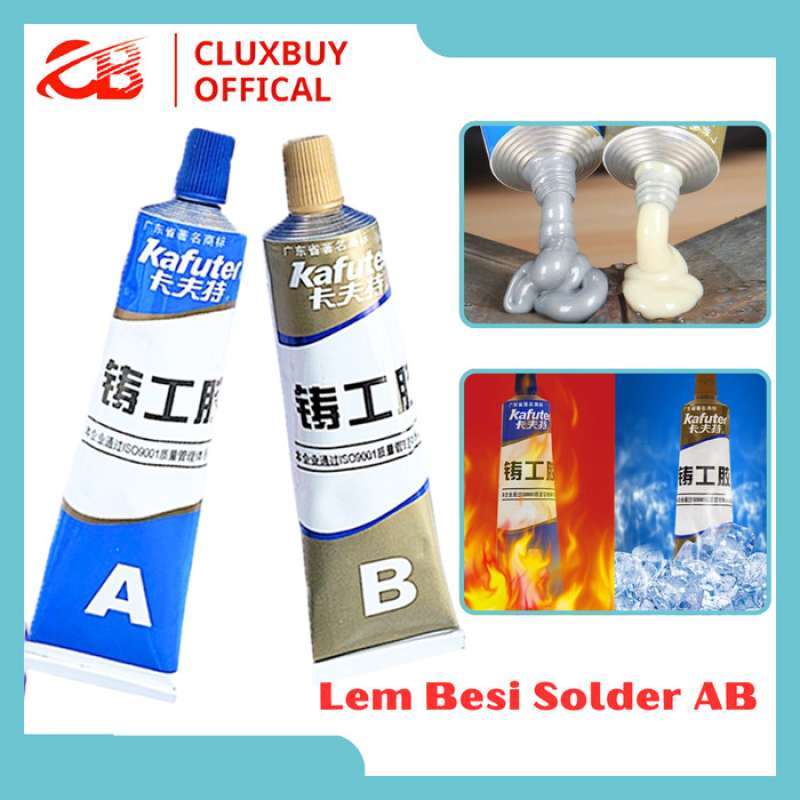 Jual Lem Besi Solder Ab, Lem Tahan Panas Super Kuat, Lem Logam Anti ...