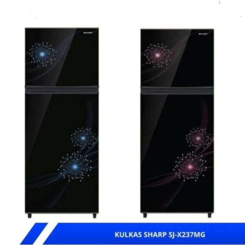 Jual Sharp Lemari Es 2 Pintu Ice Twist Maker Sj-237mg-db / Dp Lemari Es Sharp Di Seller Sehati ...