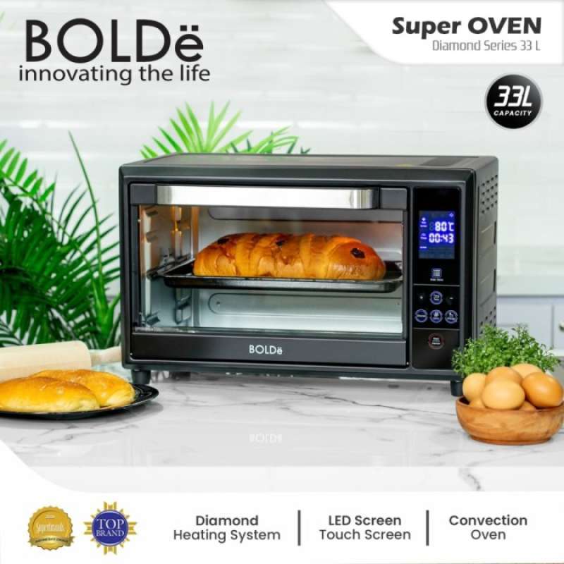 Promo Bolde Super Oven Digital 33 Liter 100% Ori - Hitam Diskon 23% Di ...