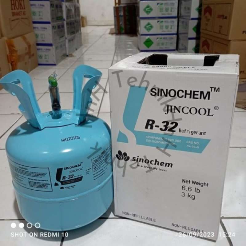 Promo Freon Jincool 32 (r32) 3kg Diskon 23% Di Seller Hirai Store ...