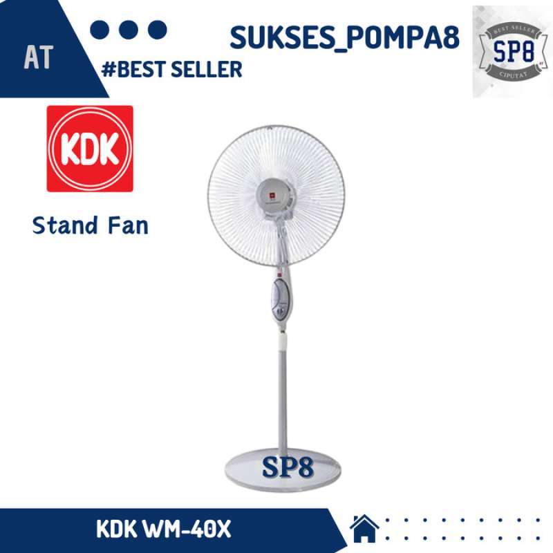 Promo Kdk Wm-40x Stand Fan / Kipas Angin Berdiri 16 Inch 3 Speed Diskon ...