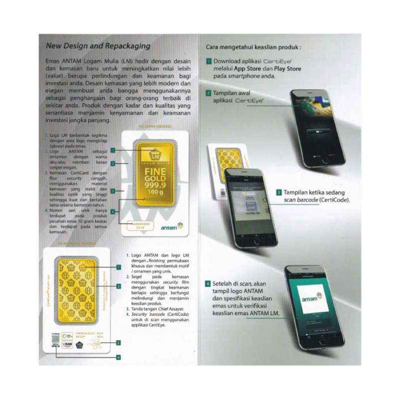 Jual Logam Mulia Emas Antam Certicard - 2 Gram Di Seller Aurms79 ...