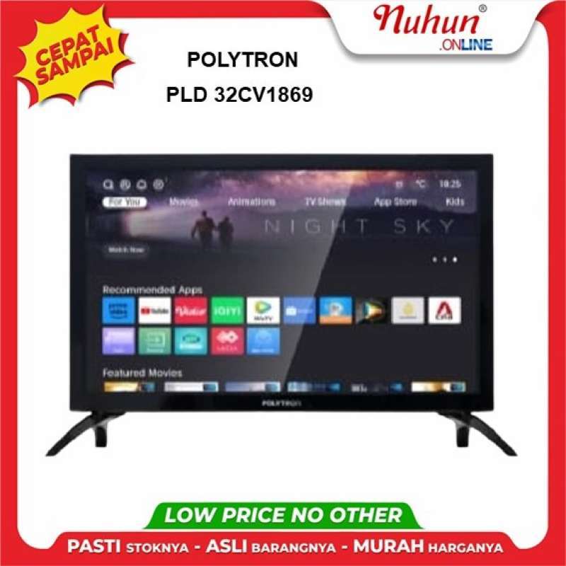 Promo Polytron PLD 32CV1869 LED TV 32 Inch Diskon 10% di Seller Nuhun ...