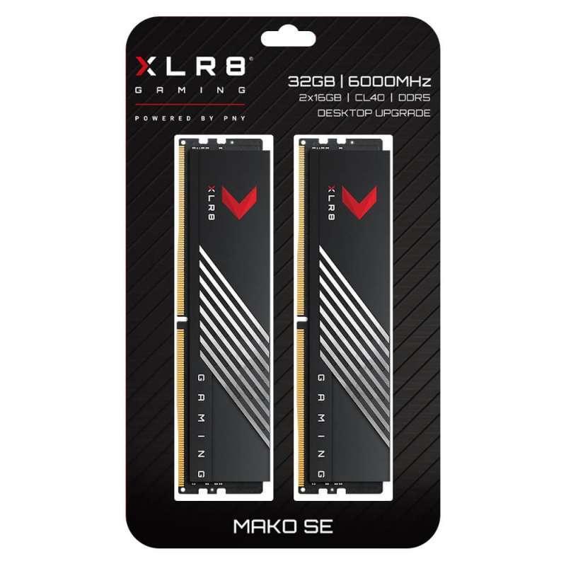 Jual PNY XLR8 DDR5 6000MHz CL40 MAKO Desktop Memory [NON RGB] di Seller ...