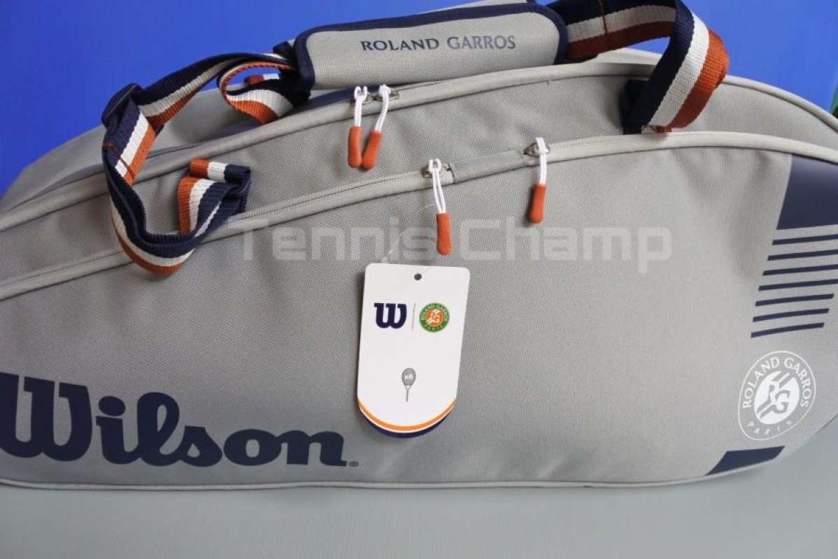 Jual Tas Tenis Wilson Team 6 Pack Roland Garros 2020/ Tennis Bag - Rg ...