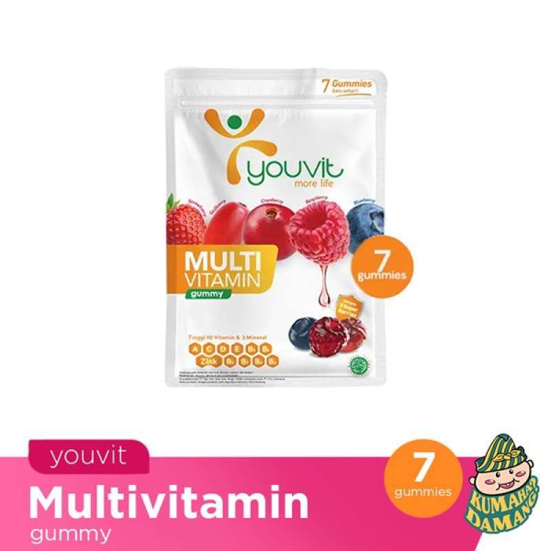 Jual Youvit Multivitamin Gummy Dewasa 7 Days Di Seller Kumaha Damang Gn ...