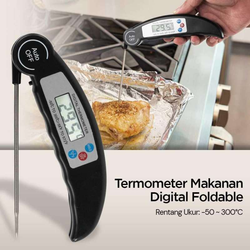 Promo Anpro Termometer Makanan Digital Daging Kopi Susu Foldable Hy ...