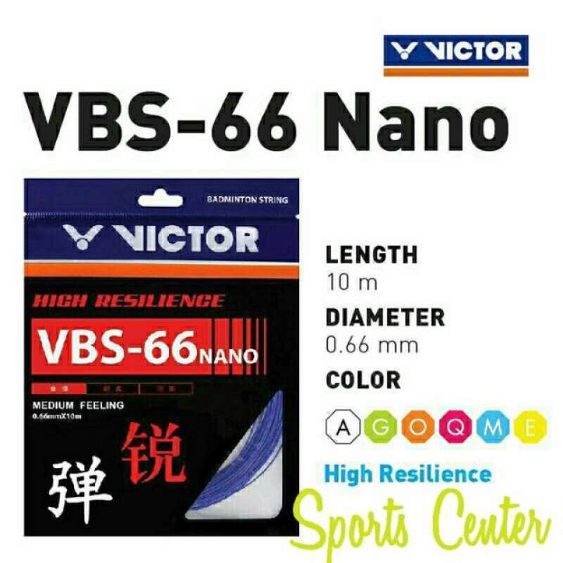 Jual Senar / String Badminton Victor Vbs66 / Vbs-66 / Vbs 66 Nano Di ...