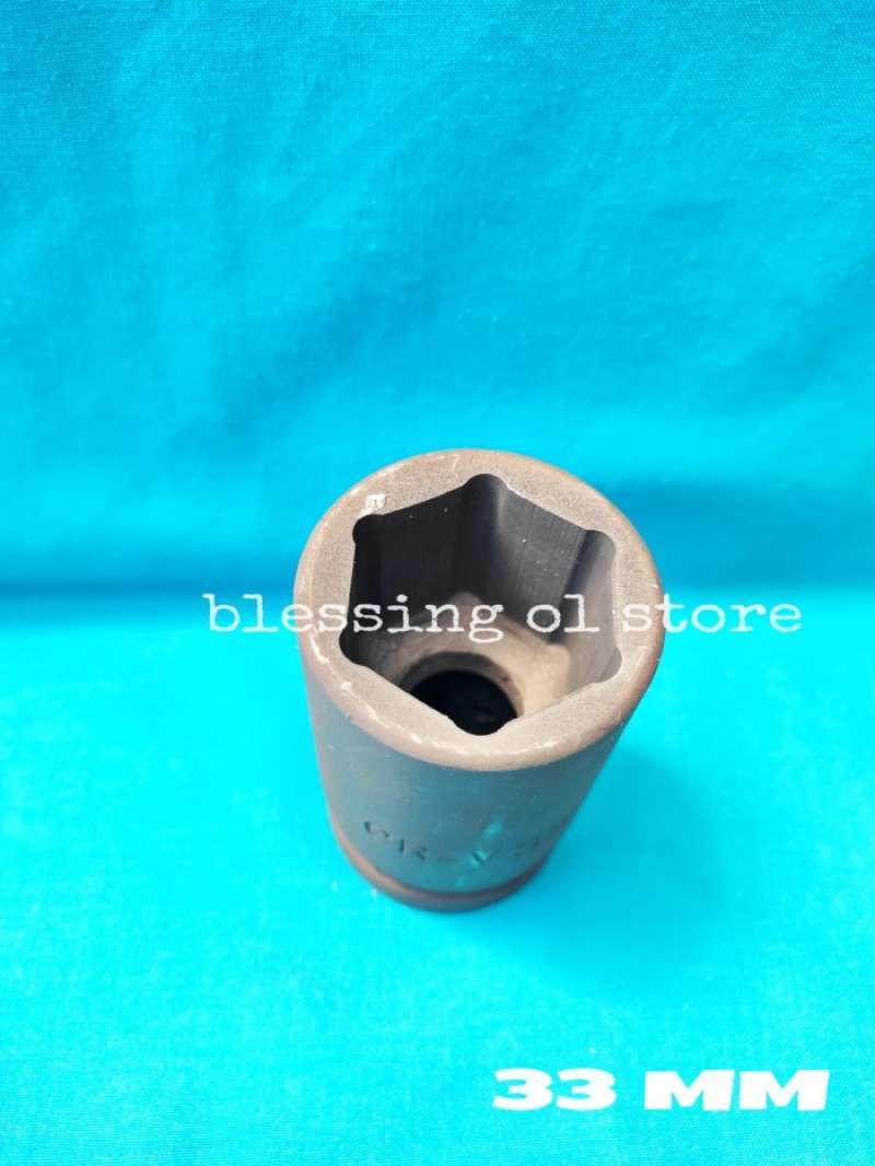 Promo Mata Socket Air Impact Wrench 1 Inch 33 Mm / Mata Buka Roda Truck ...