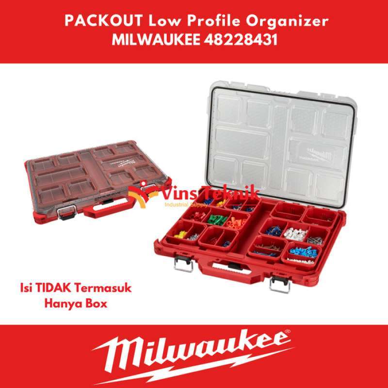 Promo Packout Low Profile Organizer Box Akseses Milwaukee 48228431 ...