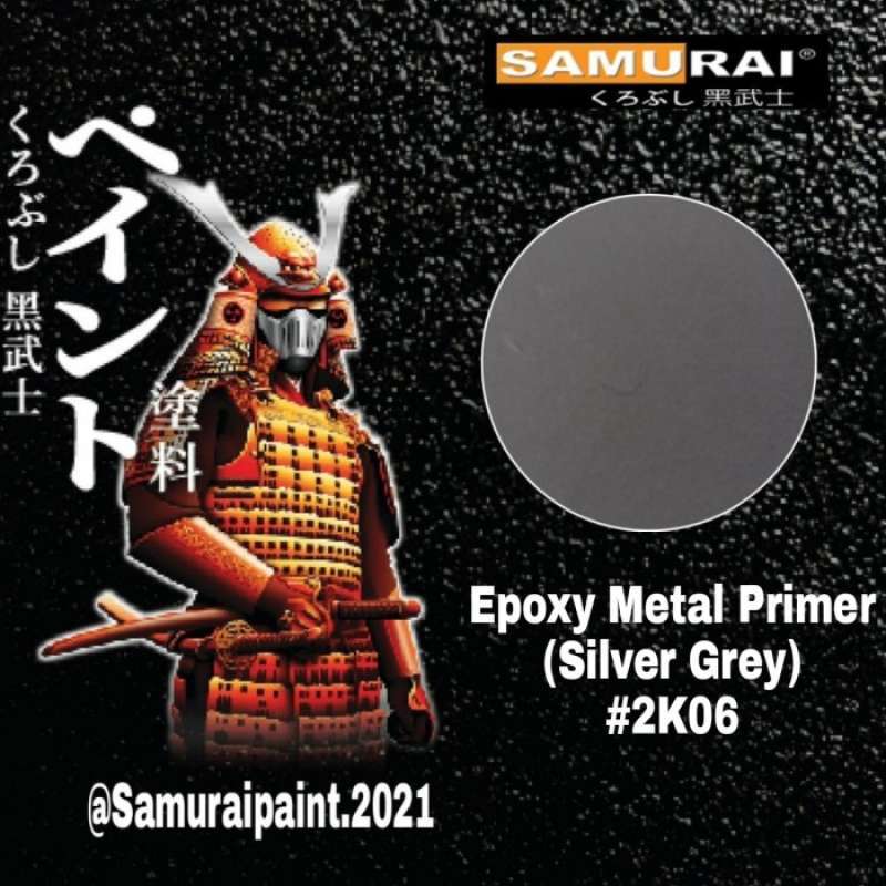 Promo Samurai Paint Epoxy Metal Primer (silver Grey) 2k06 2k Series ...