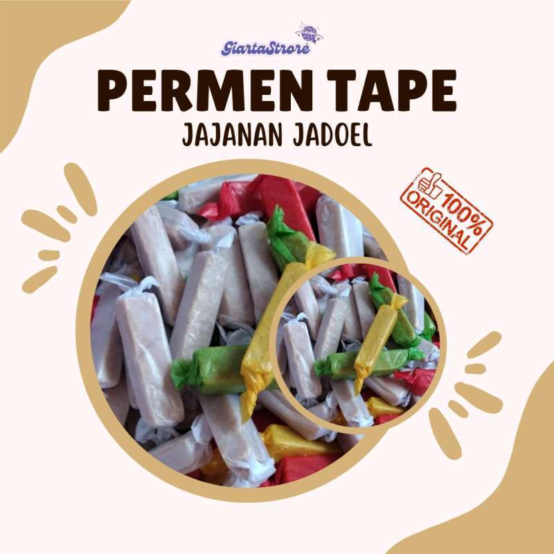 Jual Permen Tape Kemasan 500gr/oleh Oleh Jogja/jajanan Jadul Di Seller ...