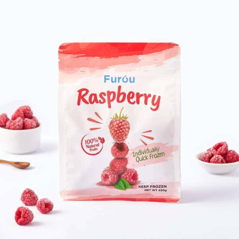 Jual Furou Iqf Frozen Raspberry 450gr Di Seller Farmers Market Margo ...