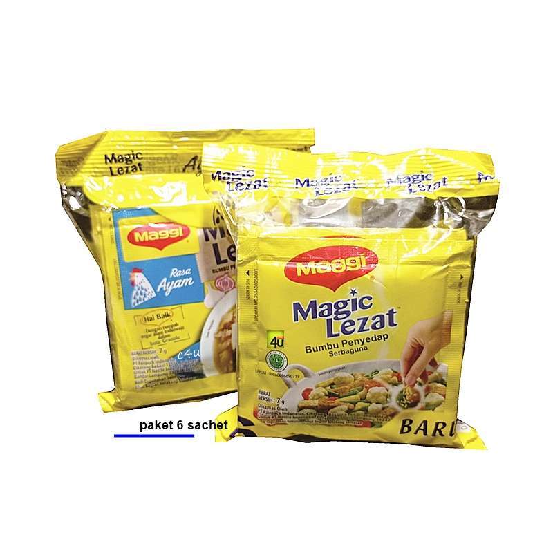 Jual Maggi - Magic Lezat Bumbu Penyedap - 6 Sachet Di Seller Cemilan4u ...