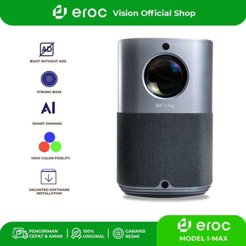 Promo Eroc Android Smart Home Proyektor - Dolby - Fhd - 415 Ansi ...
