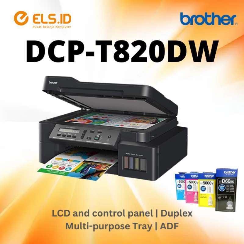 Promo Printer Brother Dcp-t820dw All-in-one Wireless Duplex Adf Diskon ...