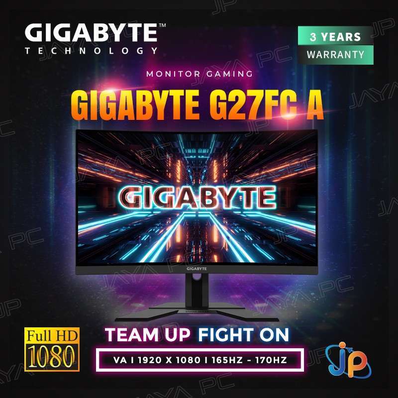 Jual Monitor Gigabyte LED G27FC A/ G27FC A-EK - Curved Full HD 27 Inch ...