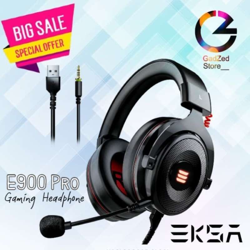Promo EKSA E900 PRO 2 in 1 Gaming Headphone Surround 7.1 Alt DBE Diskon 23% di Seller Sisbro ...