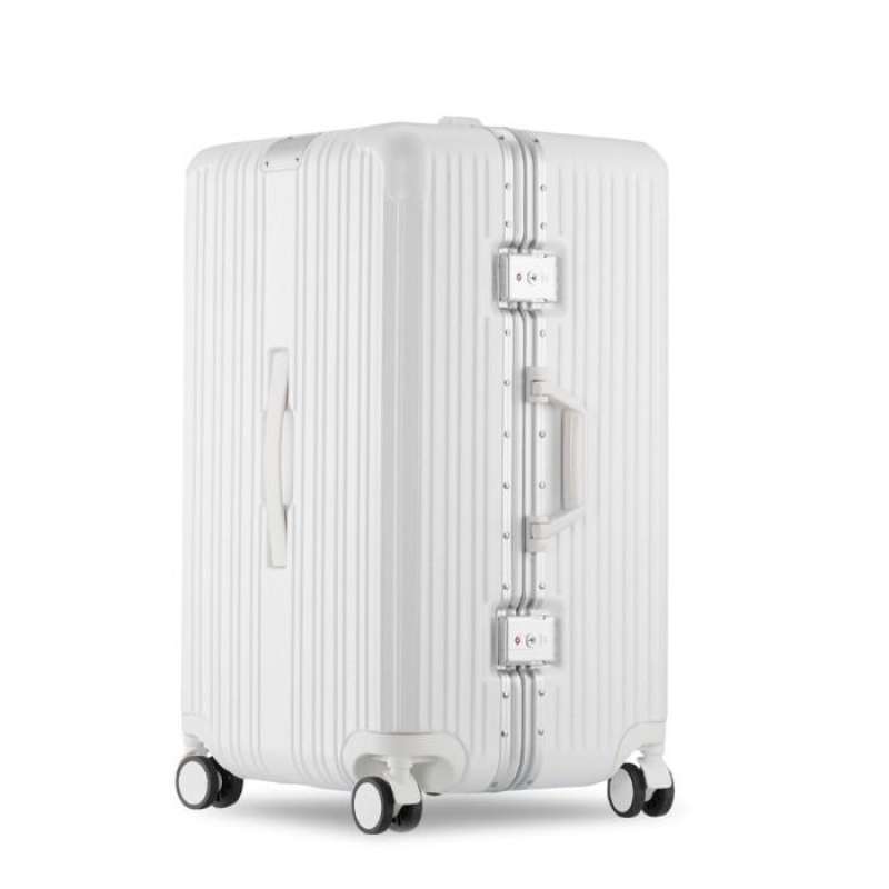 Promo Roaming Koper Bagasi Semi Aluminium Jumbo - R008 - White - 28 ...