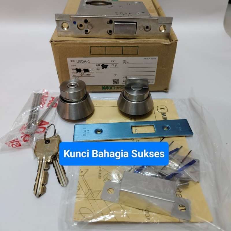 Promo Kunci Miwa Da-1 64/40 St Set Kunci Pintu (luar Kunci Dalam Putar) Diskon 23% Di Seller ...