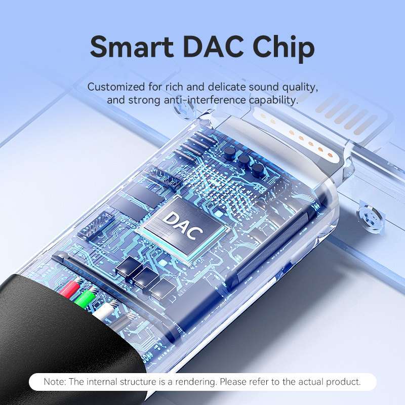 Promo Vention Lightning Male To 3.5mm Aux Female Audio Adapter ...