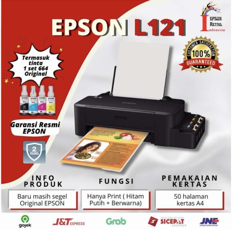 Promo Printer Epson L121 / Epson L121 Original Garansi Epson Diskon 3% ...