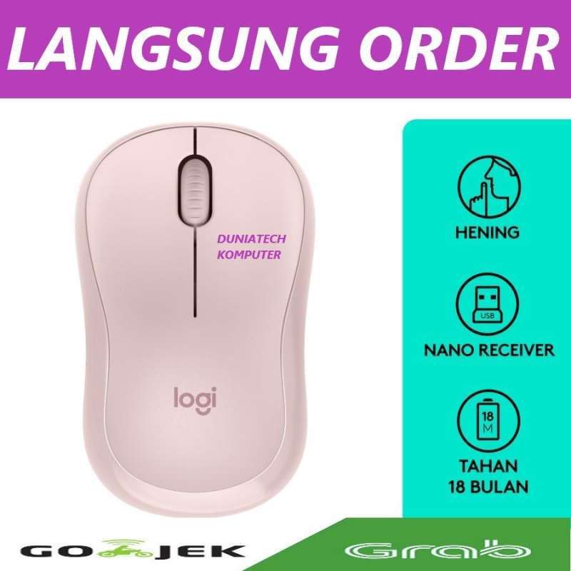Jual Logitech M220 Silent Wireless Mouse Rose Original Murah - Harga ...