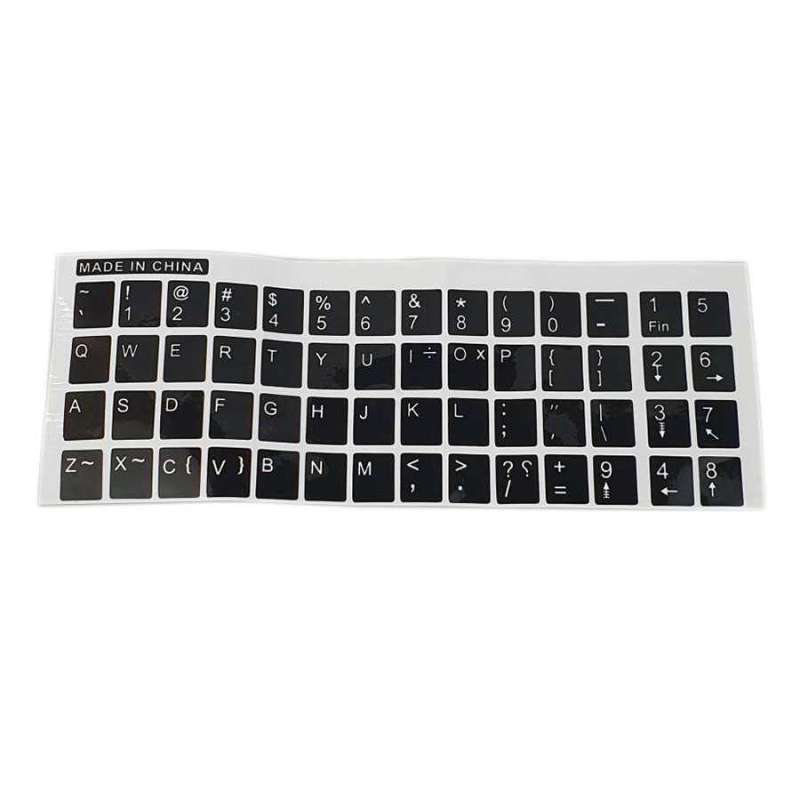 Promo Stiker Keyboard English Layout Key Caps Sticker Qwerty Kiboard ...