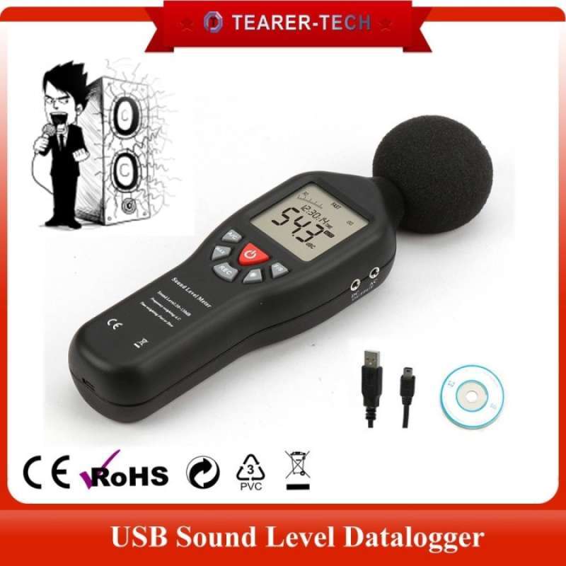 Promo Sound Level Meter W Data Logger Usb - Ukur Suara. Simpan Data ...