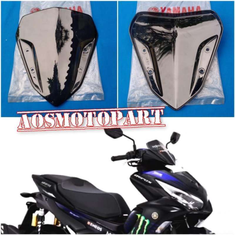 Jual winshield visor new aerox 2021 dan visor windshield aerox 155 lama ...
