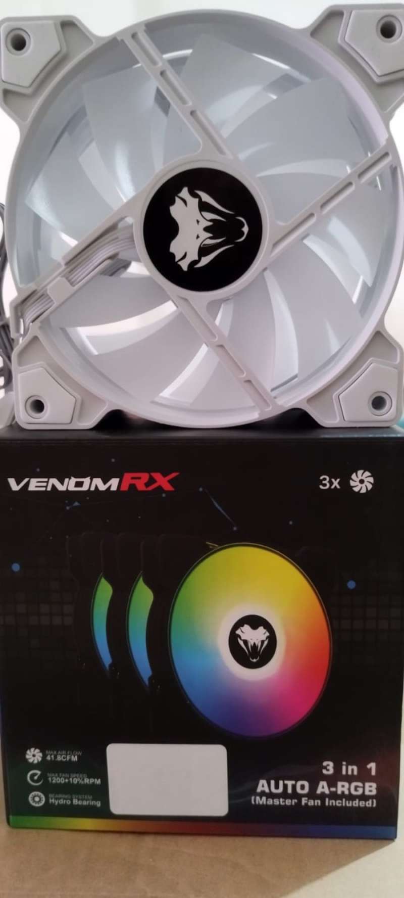 Jual Venomrx Fan Auto Argb 3 Pack Fan Case Casing Venom Rx Di Seller Sweet Shop - Cengkareng ...