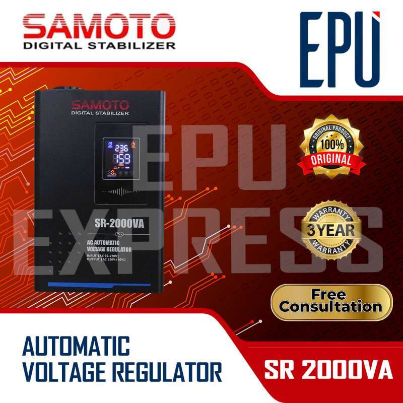 Promo Avr Stabilizer Samoto 2kva Stabiliser 2000va Stavol Listrik Smt ...