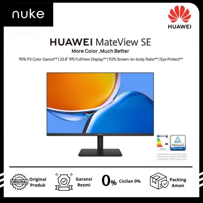 Jual Huawei Mateview Se Monitor | 90% P3 Color Gamut | 23.8 Ips ...