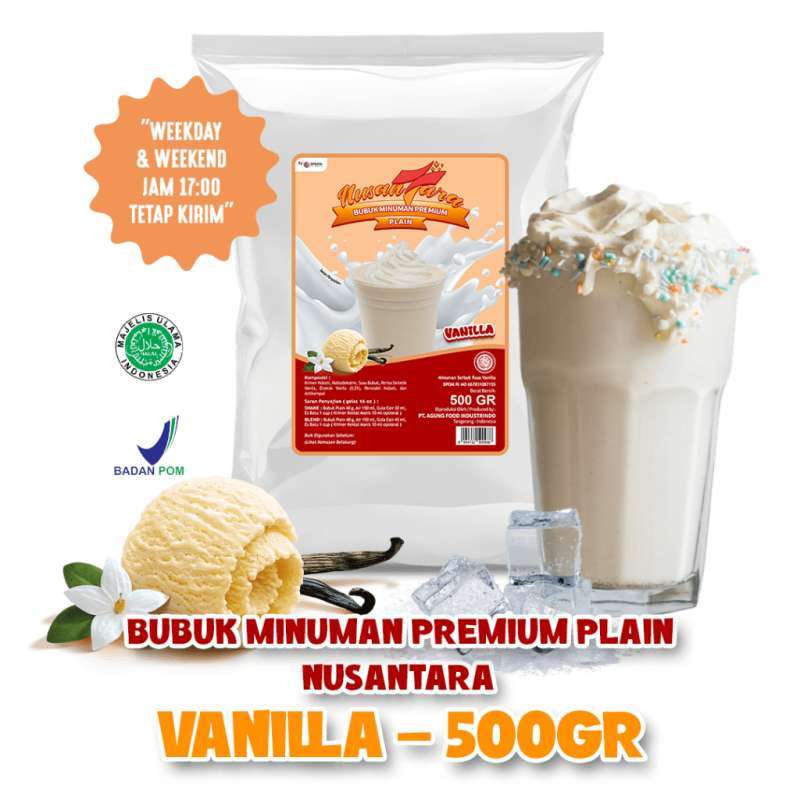 Jual NUSANTARA Bubuk Minuman Instant Premium Plain Tanpa Gula Horeca ...