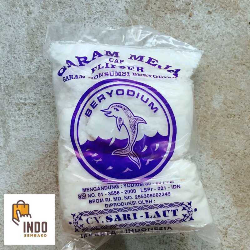 Jual garam meja cap Flipper 400g / Garam meja halus 400g di Seller ...