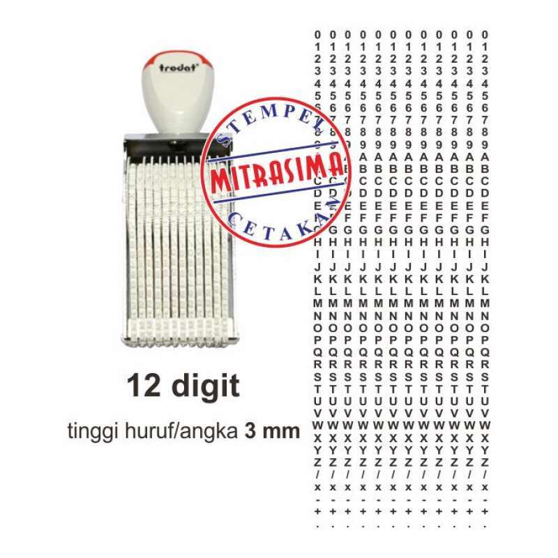 Stempel Huruf 🔥 Harga Terbaru Desember 2025
