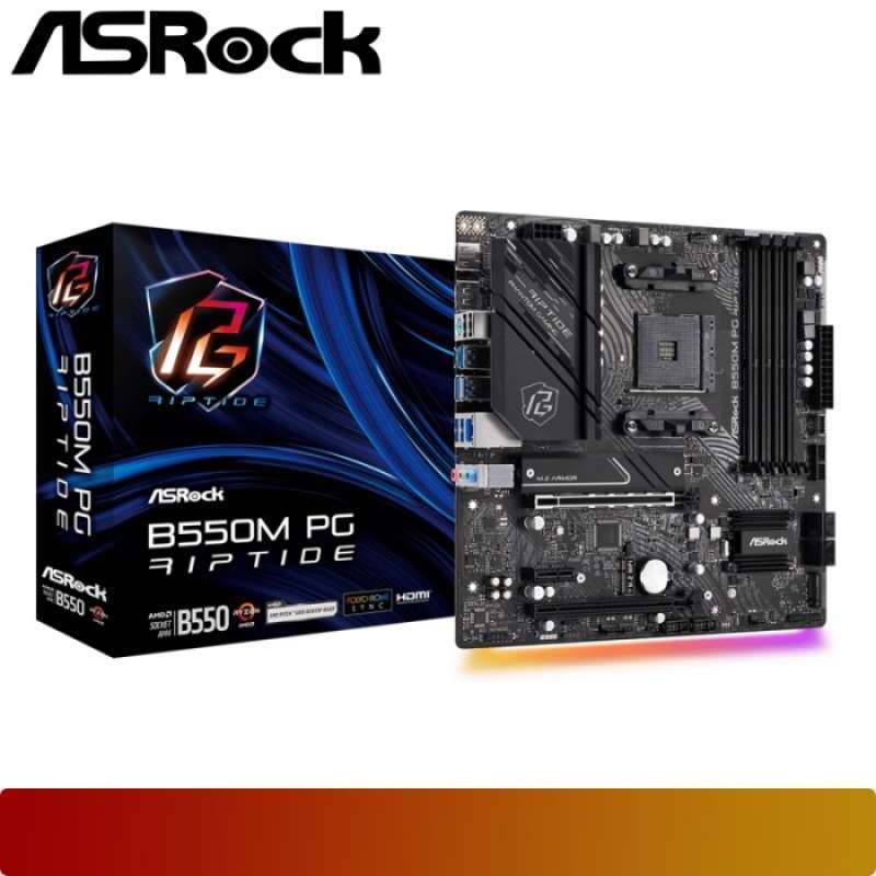Jual ASROCK B550M PG Riptide | Motherboard AMD B550 Ryzen AM4 di Seller ...