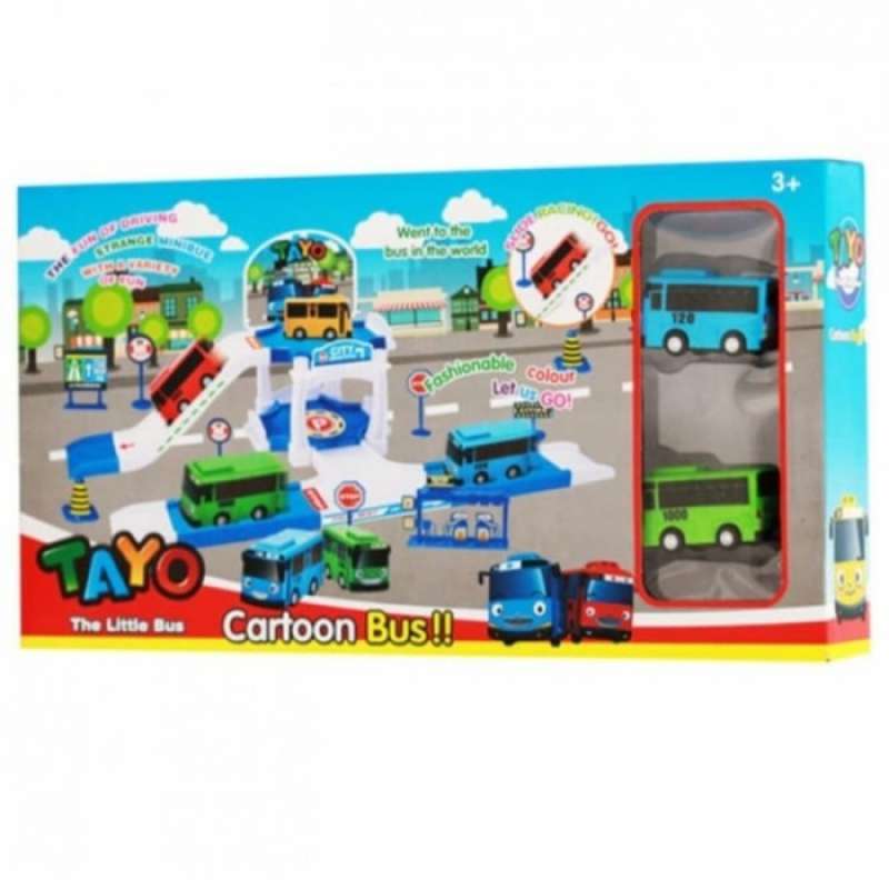 Jual MAINAN ANAK TAYO THE LITTLE BUS CARTOON BUS TAYO PARKING di Seller Andalas Store - Kalibata ...