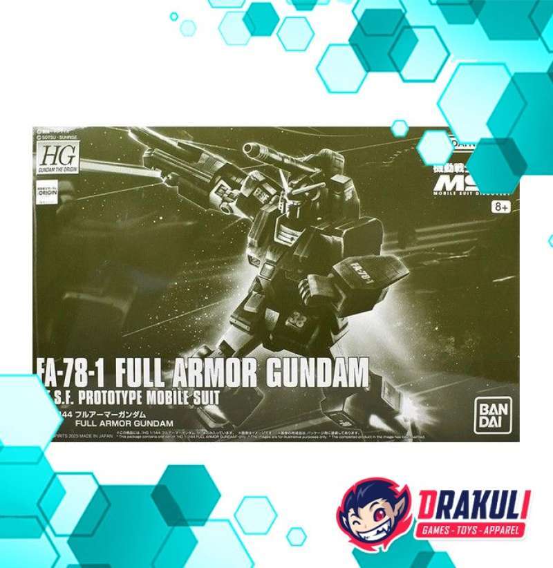 Jual Bandai Plamo Hg Gundam The Origin Fa-78-1 Full Armor Gundam Di Seller Drakuli Hobbies ...