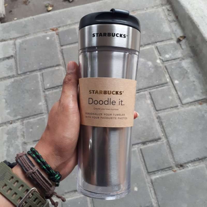 Promo Tumbler StarbucksÂ® Original Doodle Classic Stainless Steal ...