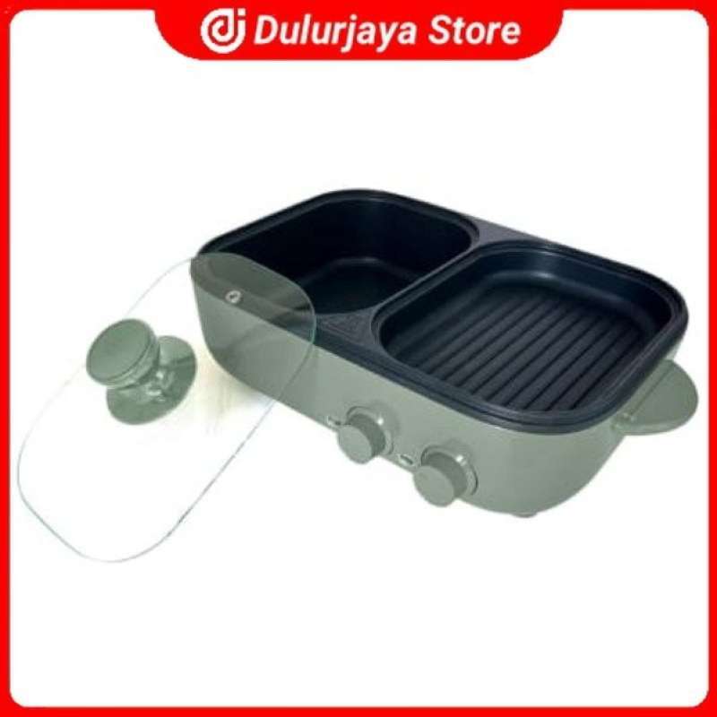 Promo Ace Memoo 1.5 Ltr Multi Cooker 3 In 1 Hotpot, Grill, Dan Fryer ...